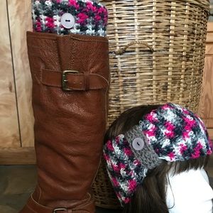 Handmade | Accessories | Boot Cuff And Wide Headband Gift Set | Poshmark